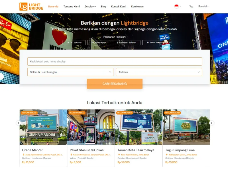 Mengenal Lightbridge: Solusi Pemasangan Iklan Videotron yang Efektif dan Terjangkau